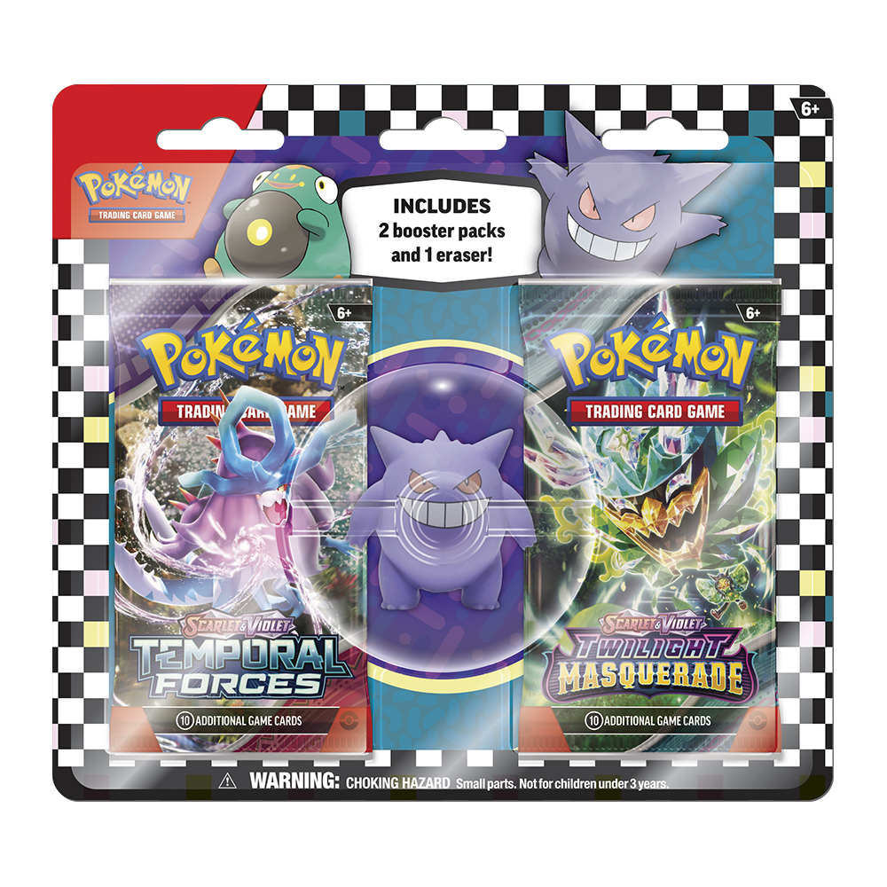 POKEMON TCG ERASER BLISTER BTS 2024 ENG – CD Distribution – Miami